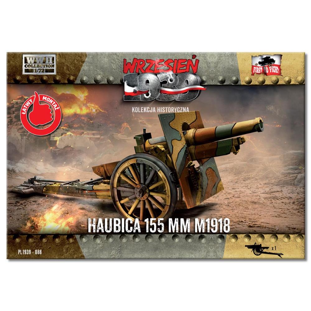 FIRST TO FIGHT: 1/72; 155mm Howitzer, M1918 | Steel Models