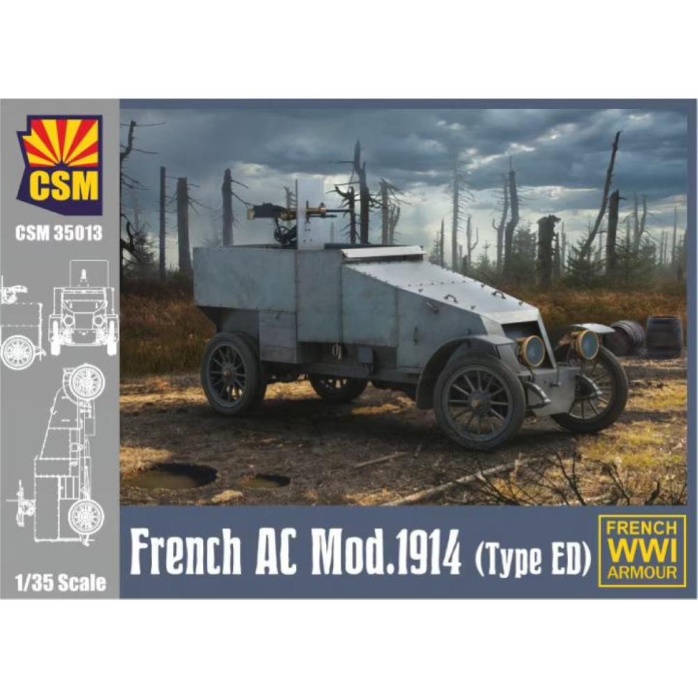 Copper State Models: 1/35; French AC Model 1914 (ED) | Steel Models