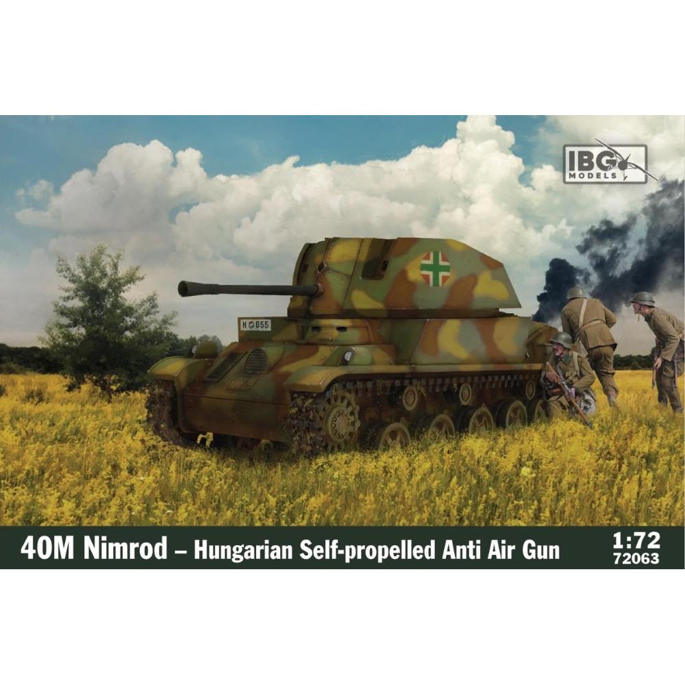 IBG MODELS: 1/72; 40M Nimrod - Hungarian Self-propelled Anti Air Gun ...