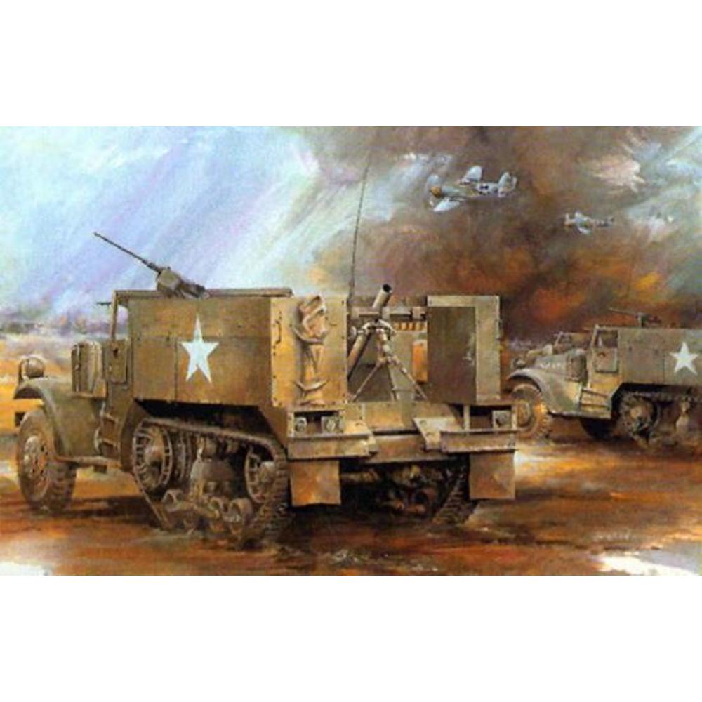 DRAGON: 1/35; M4 Half-Track 81mm Mortar Carrier - Smart Kit | Steel Models