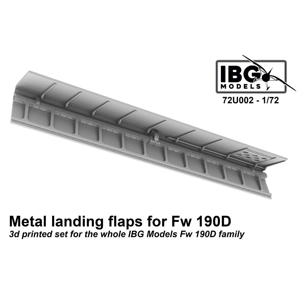IBG MODELS: 1/72; Metal Flaps for Fw 190D family - 3d Printed Upgrade ...