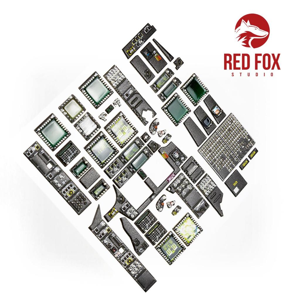 Red Fox Studios: 1/35 AH-64E Apache (for Takom kit) | Steel Models