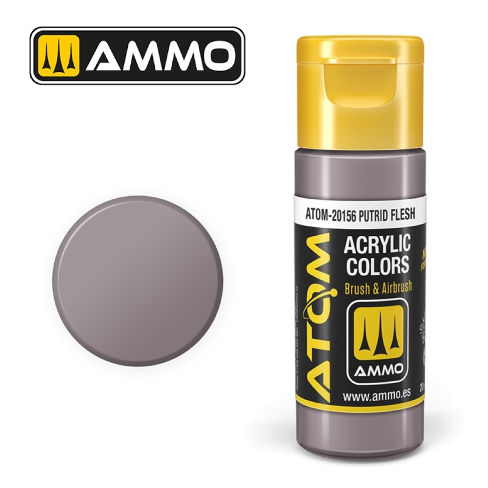ATOM by Ammo of Mig COLOR Putrid Flesh , pittura acrilica da 20ml ...