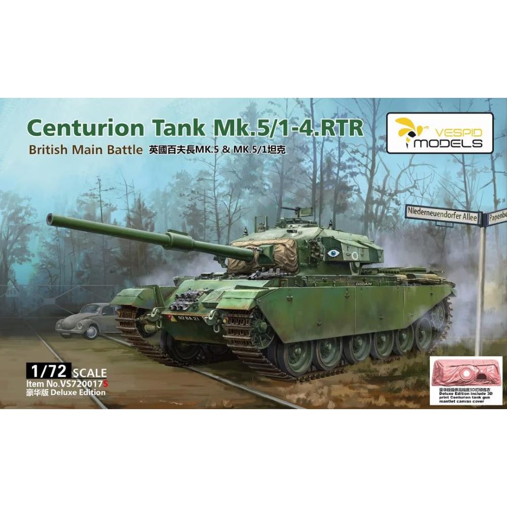 Vespid Models: 1/72; Centurion Tank Mk.5/1-4.RTR British Main Battle 3D ...