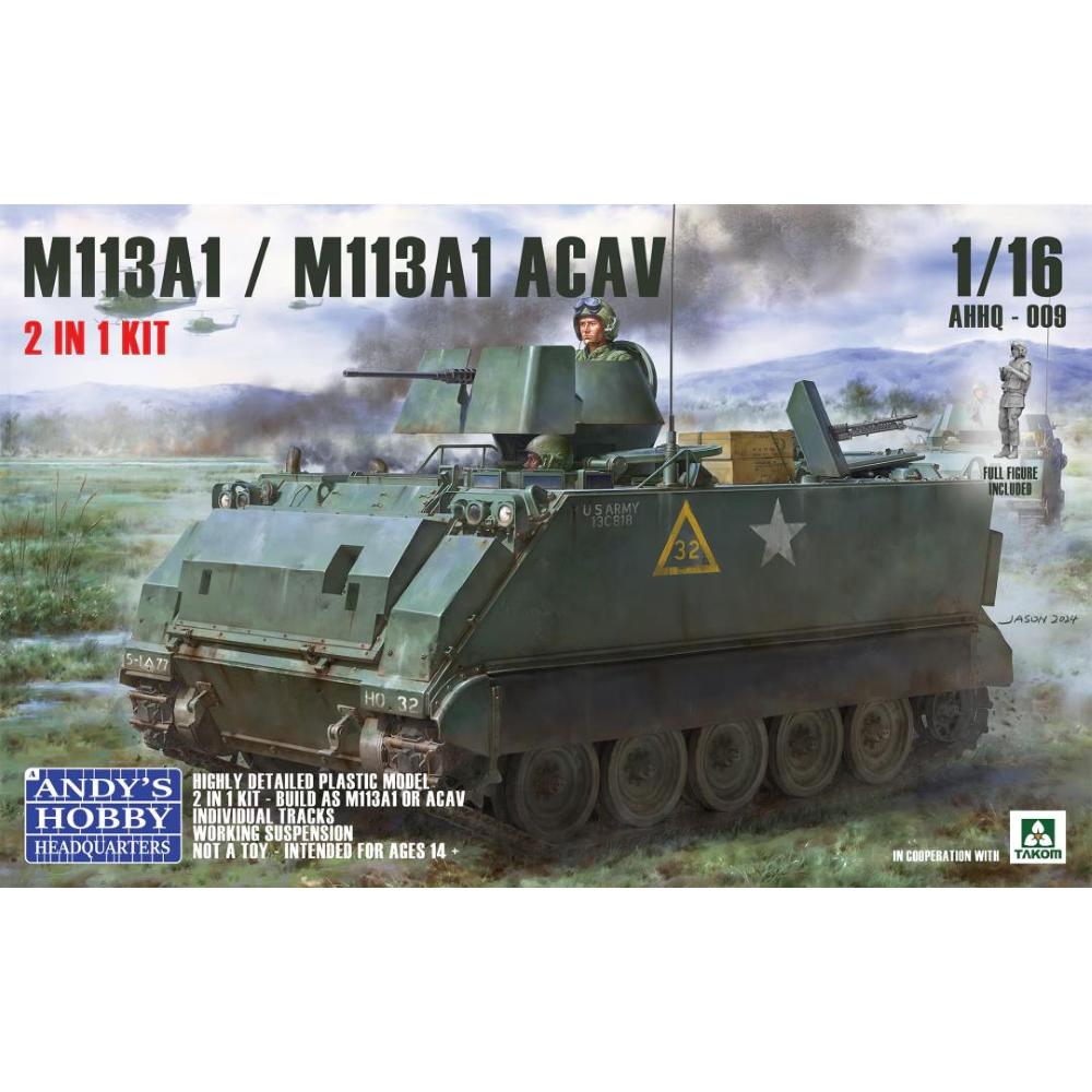 ANDYS HHQ: 1/16; M113 U.S. Armored Personnel Carrier | Steel Models