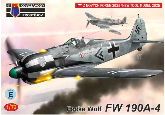 Focke-Wulf Fw 190A-4 - 1/72 - KOVOZAVODY PROSTEJOV KPM0492