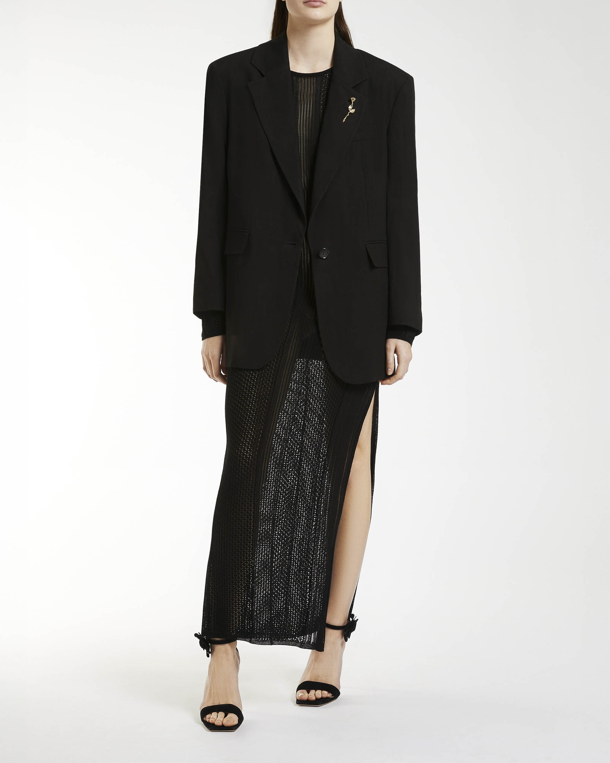 The BIG blazer nero Emily Ratajkowski x Marella