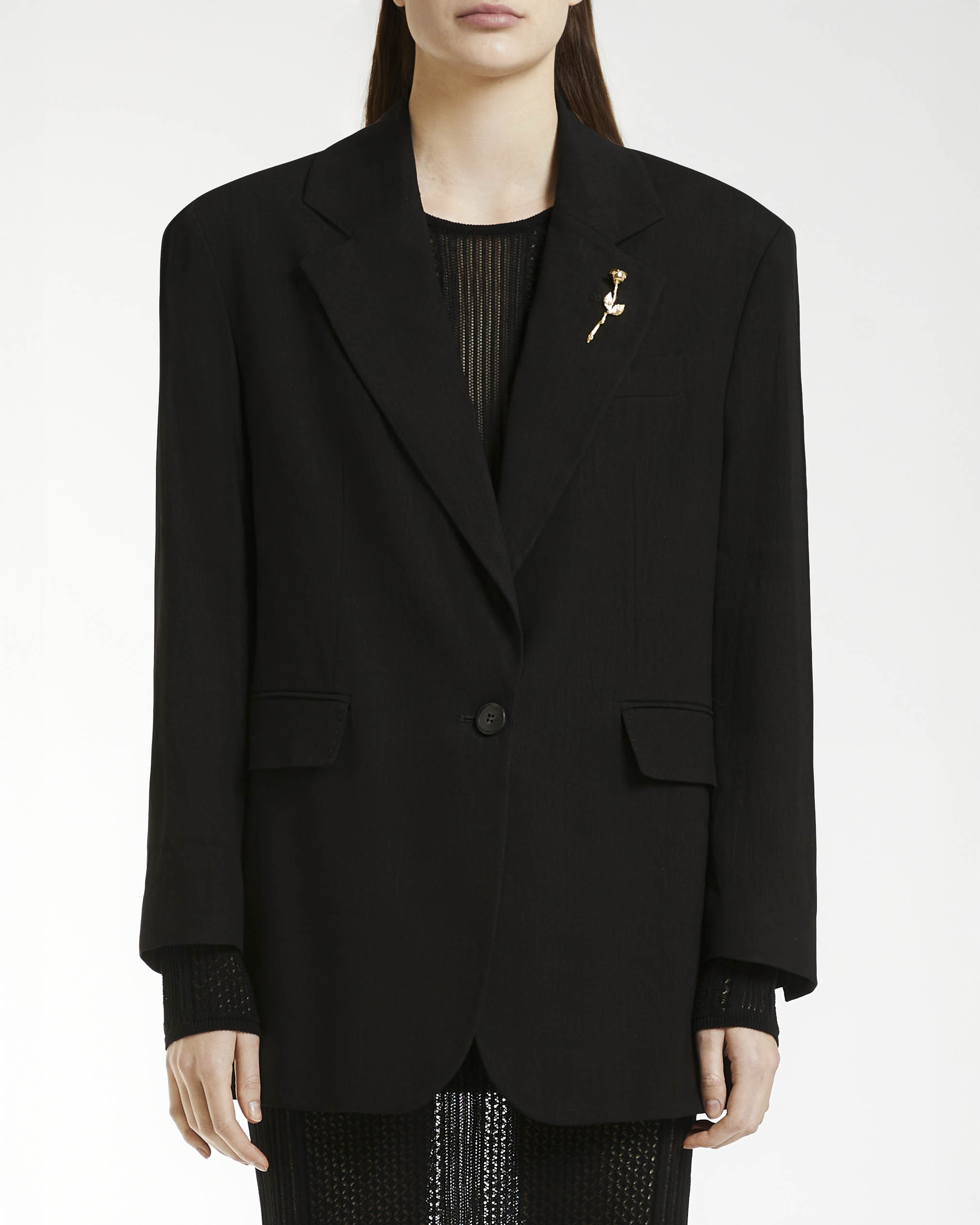 The BIG blazer nero Emily Ratajkowski x Marella