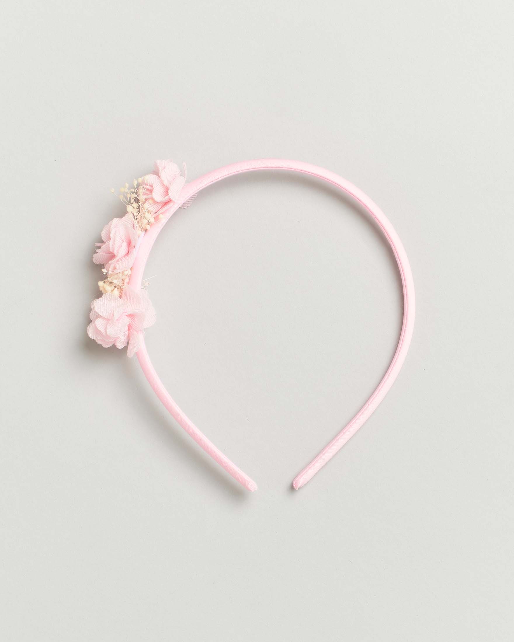 Cerchiello rosa con applicazione floreale | Pellizzari