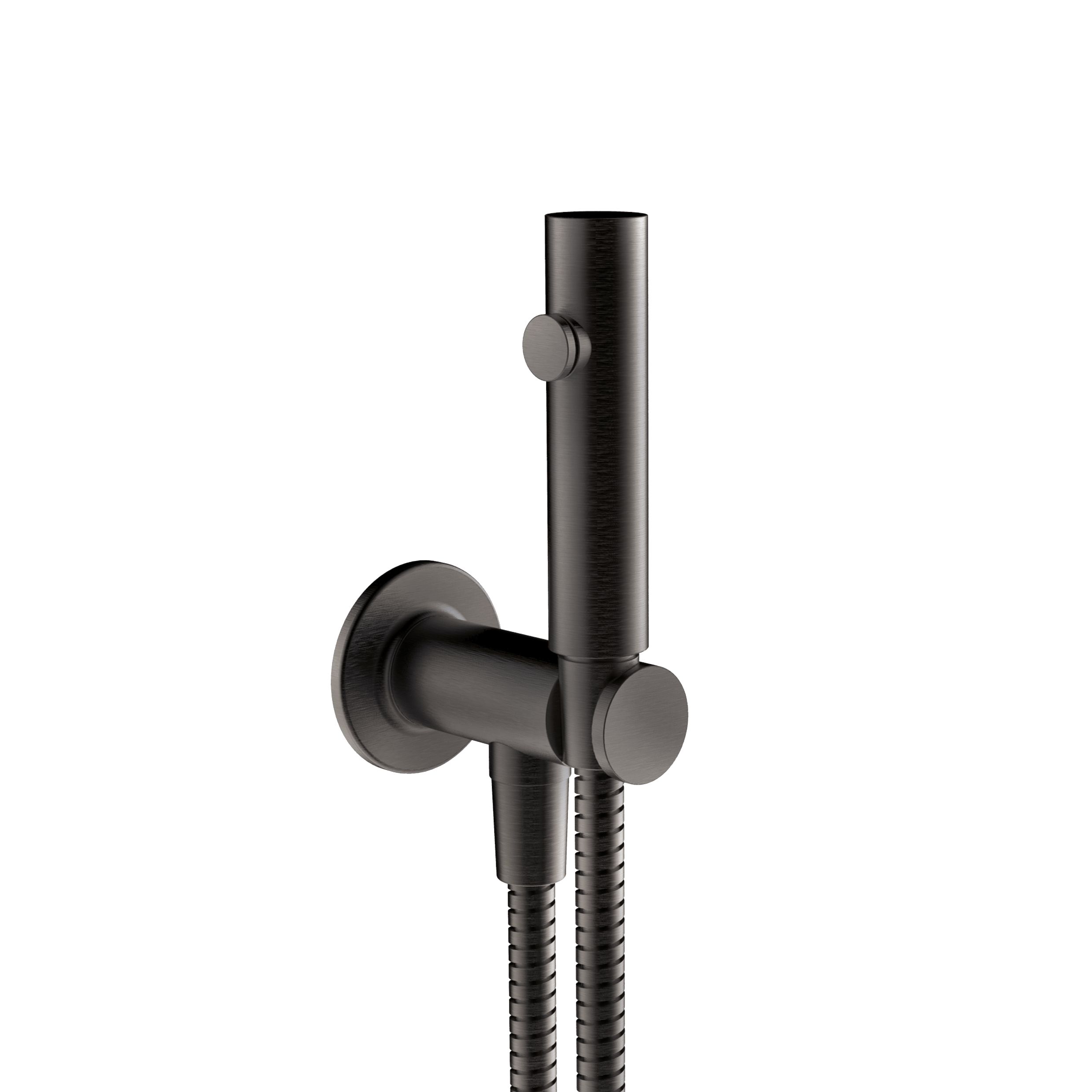 Wall-mounted sanitary ceramic water jet toilet brush with safety valve ...
