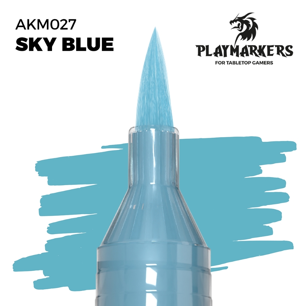 AK INTERACTIVE: Playmarker Sky Blue | Steel Models