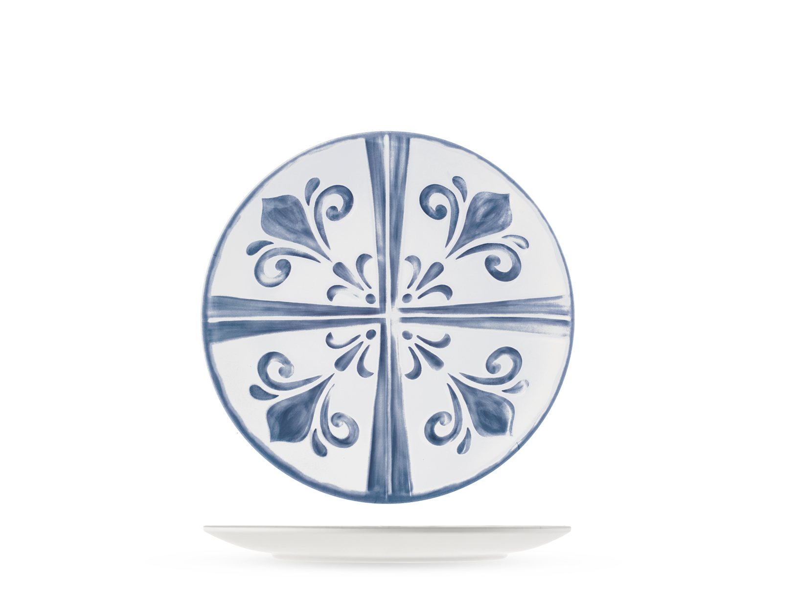 Set 6 Piatti Frutta Azulejo In Melamina ø 21,5 cm | H&H