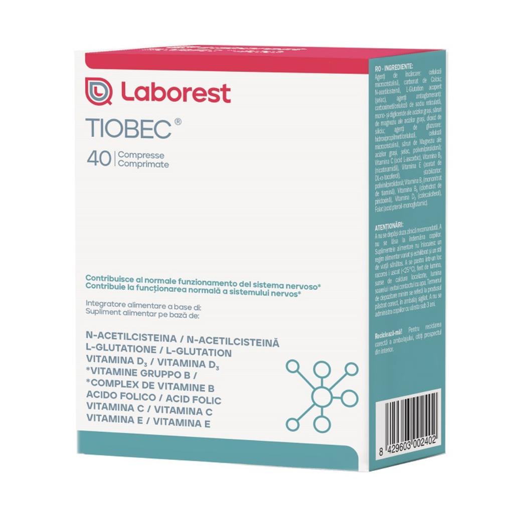 TIOBEC 40 COMPRESSE - A BASE DI ACIDO ALFA LIPOICO E VITAMINE ...