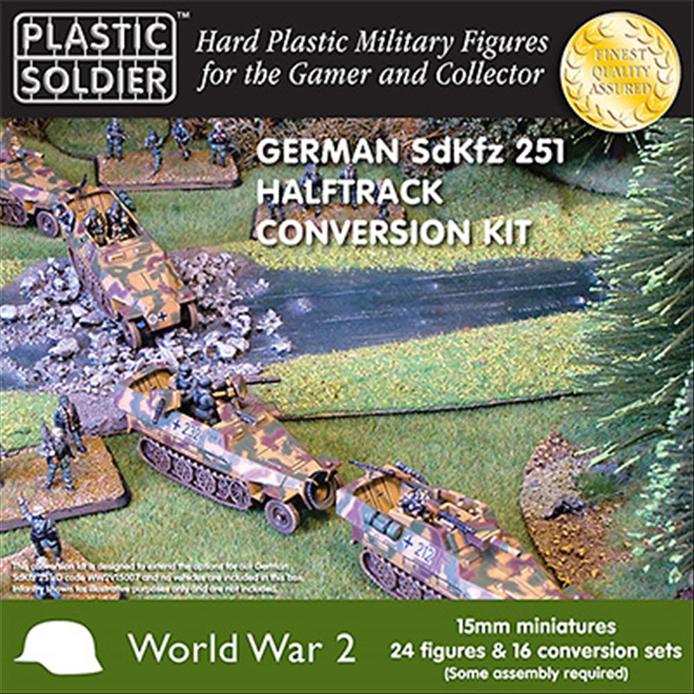 PLASTIC SOLDIER CO: 15mm KIT di conversione per SdKfz 251/D (busta con ...