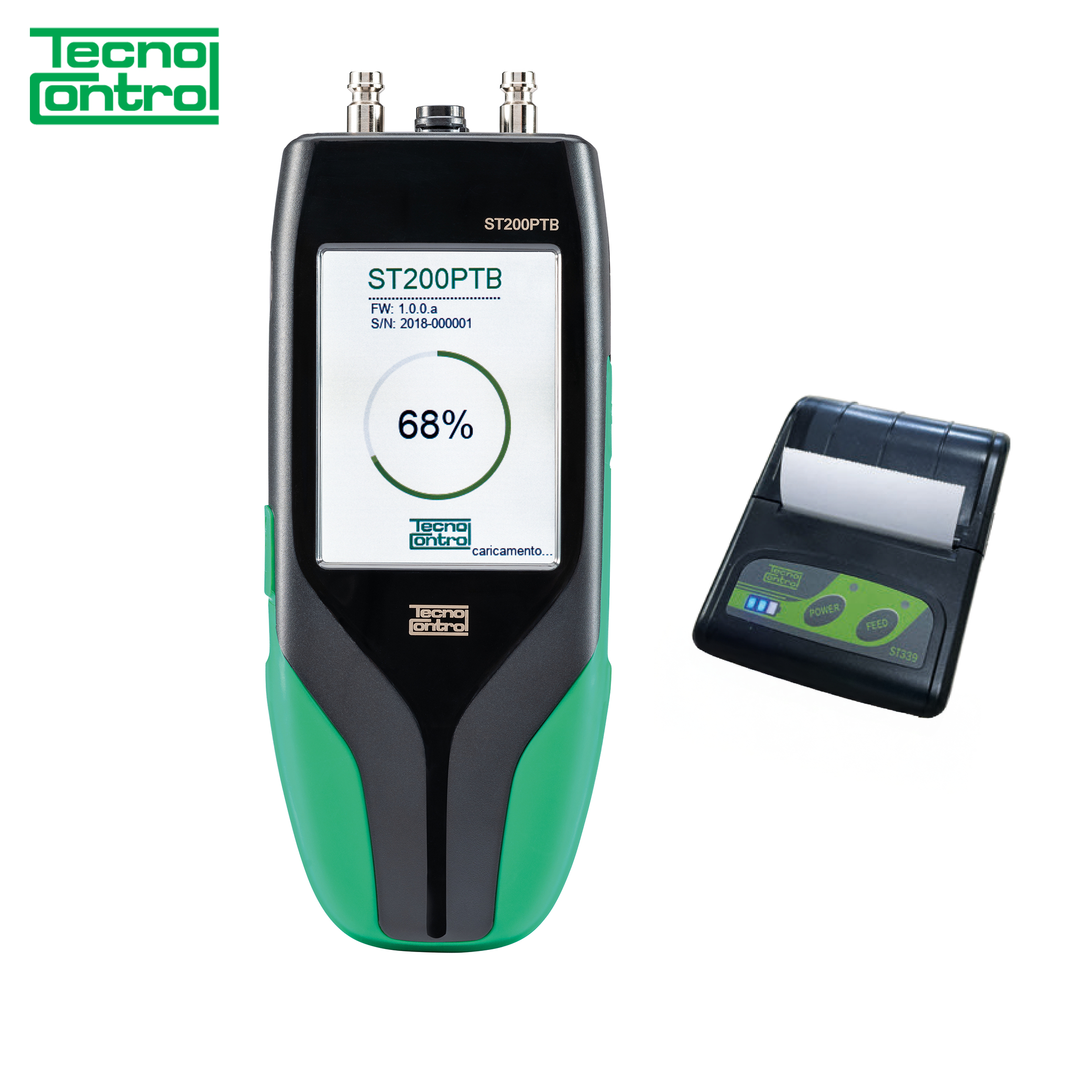 Kit prova di tenuta impianto gas metano GPL touchscreen con stampante ...