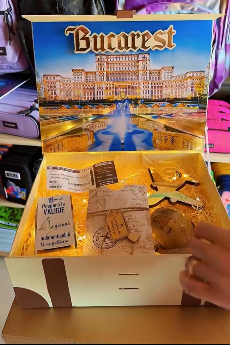 Box Valigia Dream+ Gratta e Vinci Cancelleria Party Papiro Ercolano