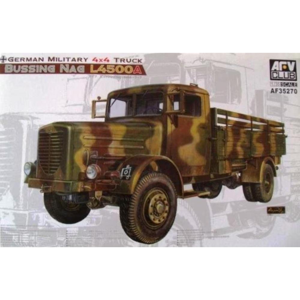 AFV CLUB: 1/35; German Military 4x4 Truck Bussing NAG L4500A late ...