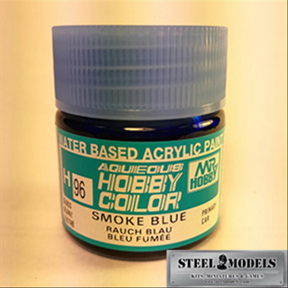 Mr Hobby -Gunze Aqueous Hobby Colors (10 ml) Smoke Blue | Steel Models