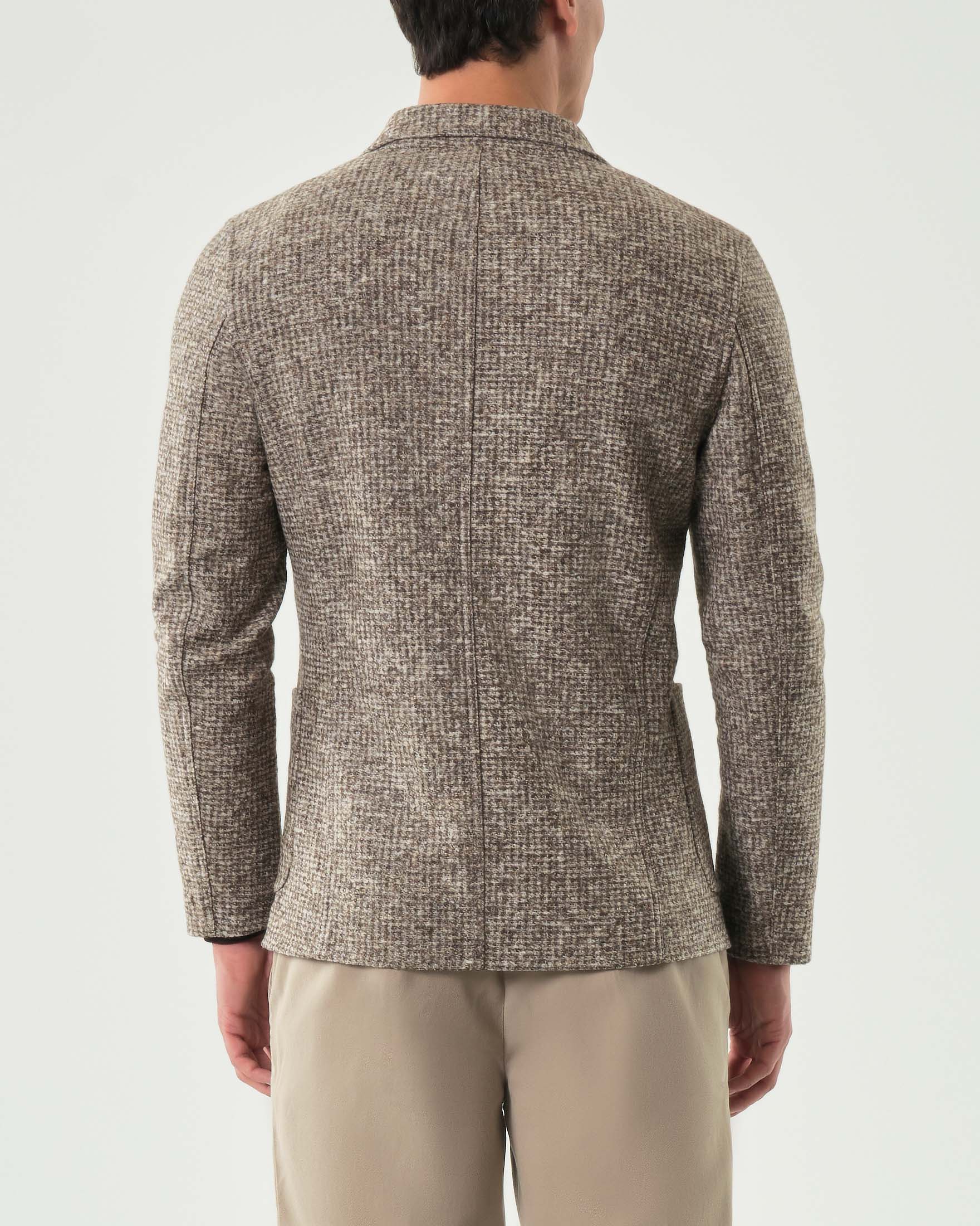 Giacca maglia Paul Baker in misto lana e cotone a fantasia armaturata ...