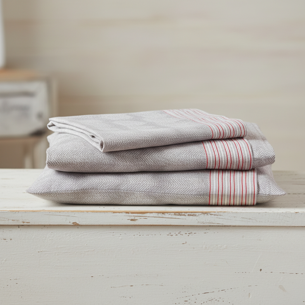 CHAMONIX | Warm single winter flannel sheets in a grey zigzag pattern.