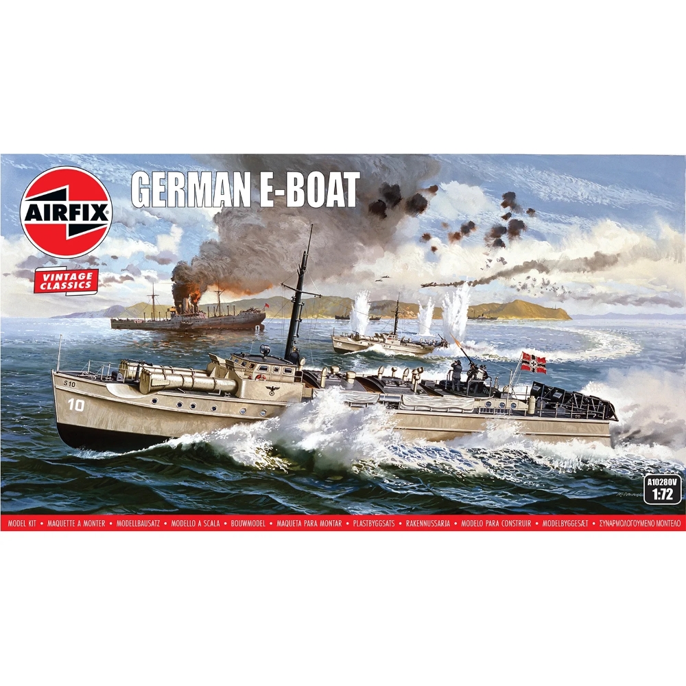 AIRFIX 1:72 Scale: German E-Boat | Steel Models
