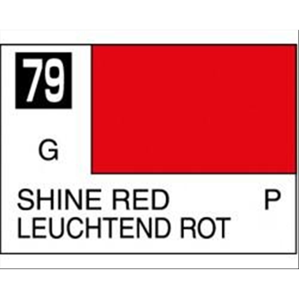 GUNZE: Shine Red/Leuchtend Rot (10 ml) Seiden Matt | Steel Models