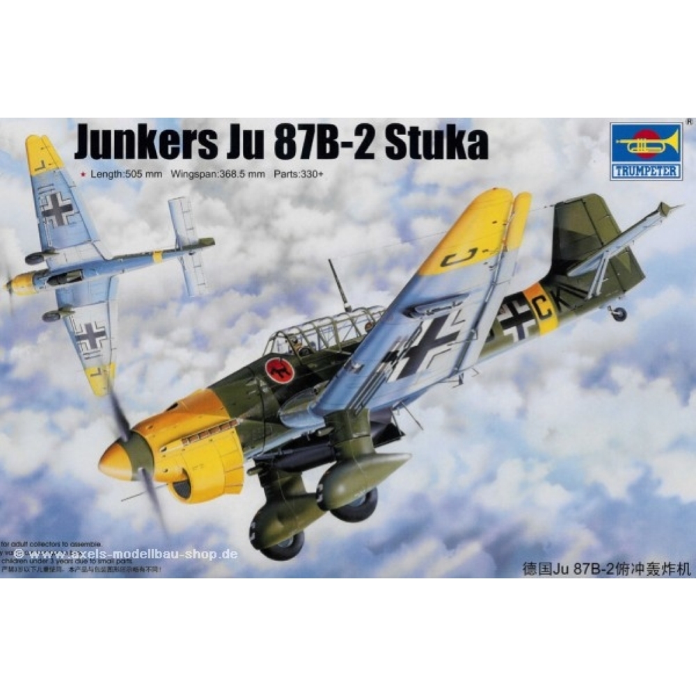 TRUMPETER: 1/32 Junkers Ju-87B-2 Stuka | Steel Models