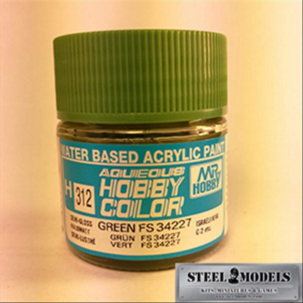 GUNZE: FS 34227 Green / Grün (10 ml) Seiden Matt | Steel Models