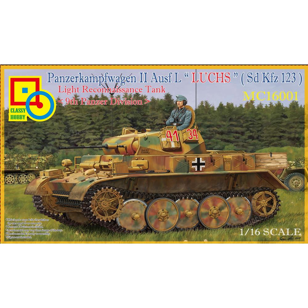 CLASSY HOBBY: 1/16 Panzerkampfwagen II Ausf.L Luchs (Sdkfz.123) Light ...