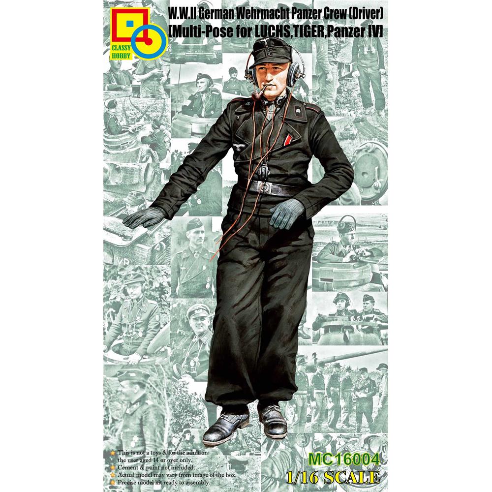 CLASSY HOBBY: 1/16 W.W.II German Wehrmacht Panzer Crew (Driver) Multi ...