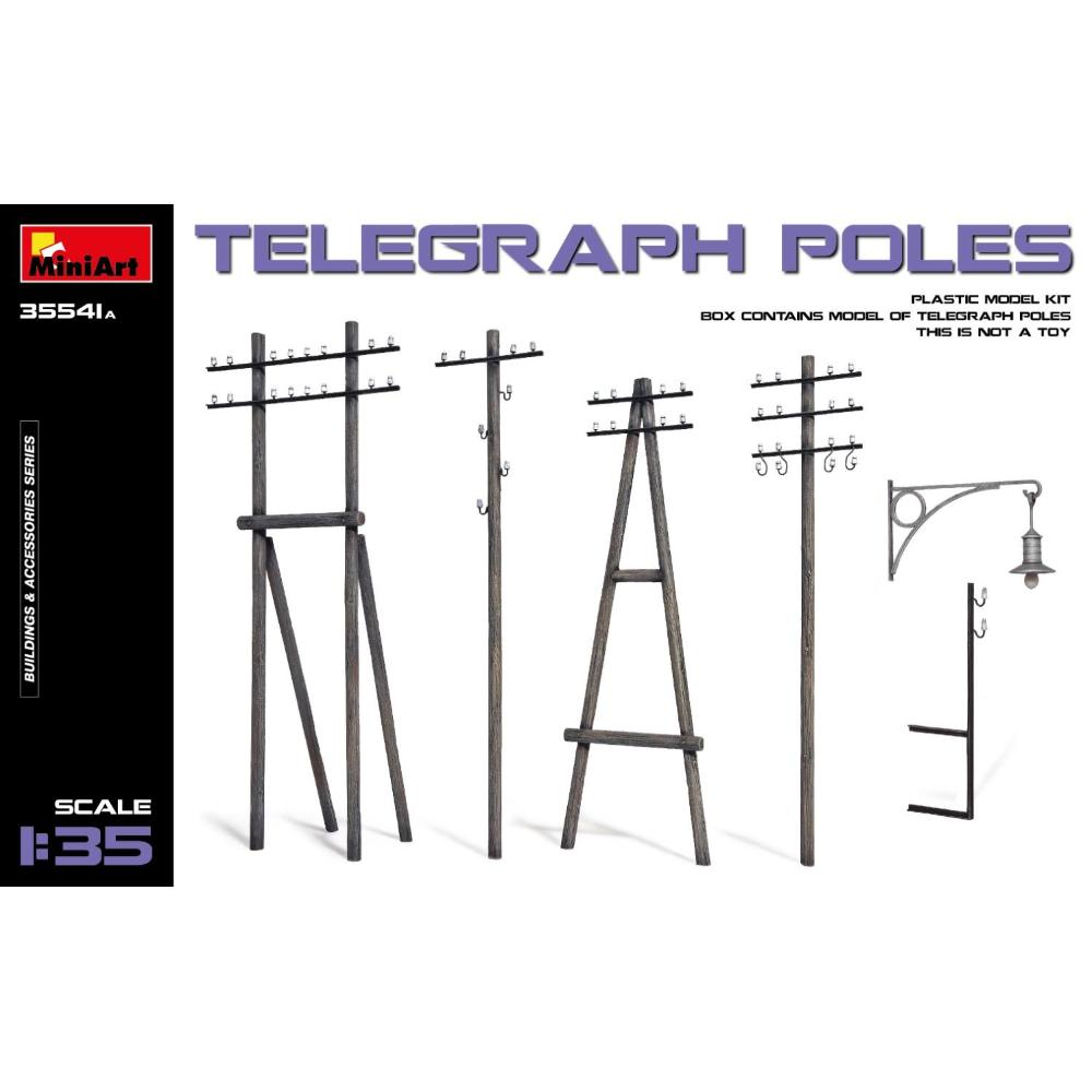 MINIART: 1/35 Telegraph Poles | Steel Models