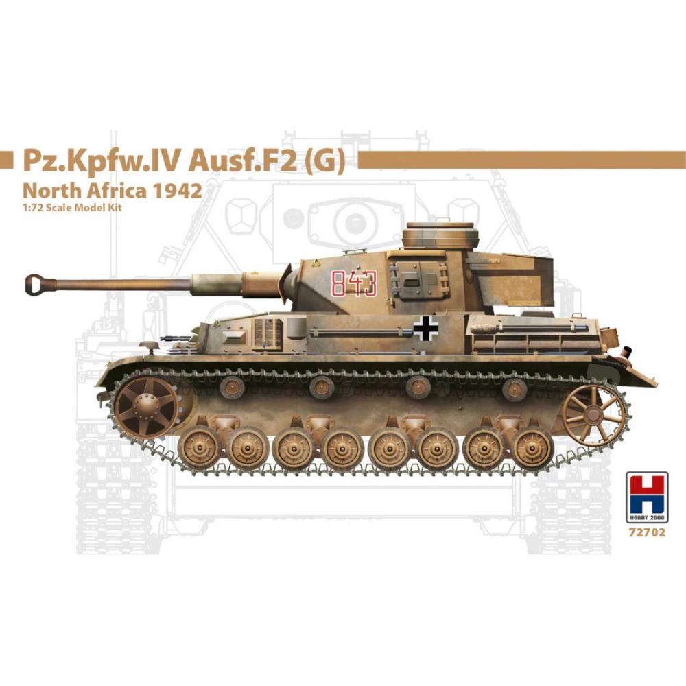 Hobby 2000: 1:72 Pz.Kpfw.IV Ausf.F2(G) - North Africa 1942 | Steel Models