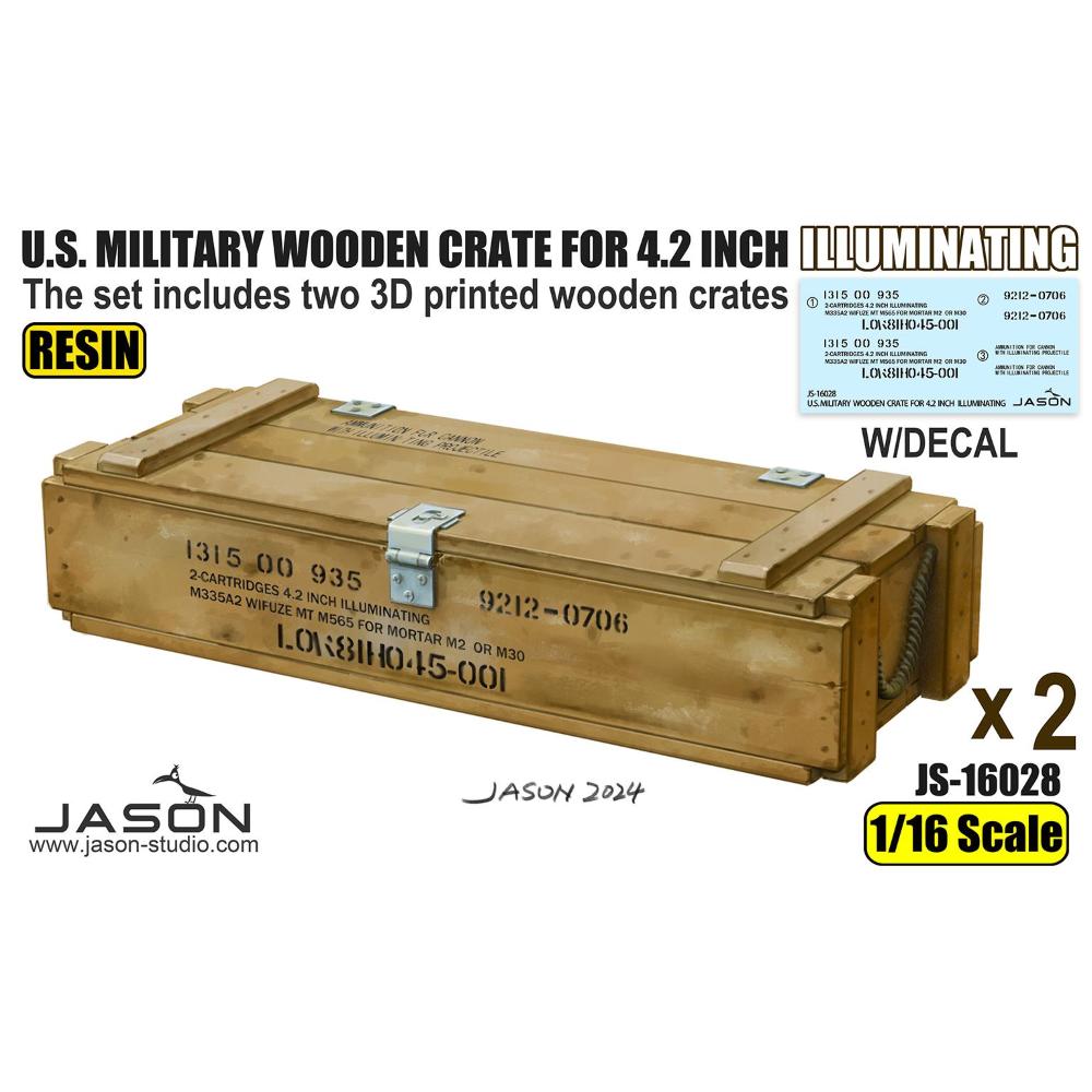 JASON Studio: U.S. wooden crate for 42. inch illuminating 1:16 | Steel ...