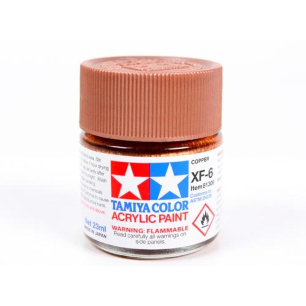 TAMIYA: XF6 Copper 23ml | Steel Models