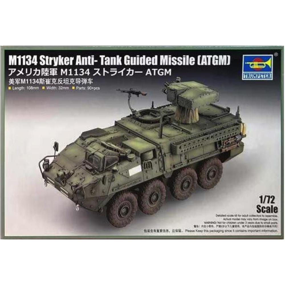 TRUMPETER: 1/72 M1134 Stryker Anti- Tank Guided Missile (ATGM) | Steel ...