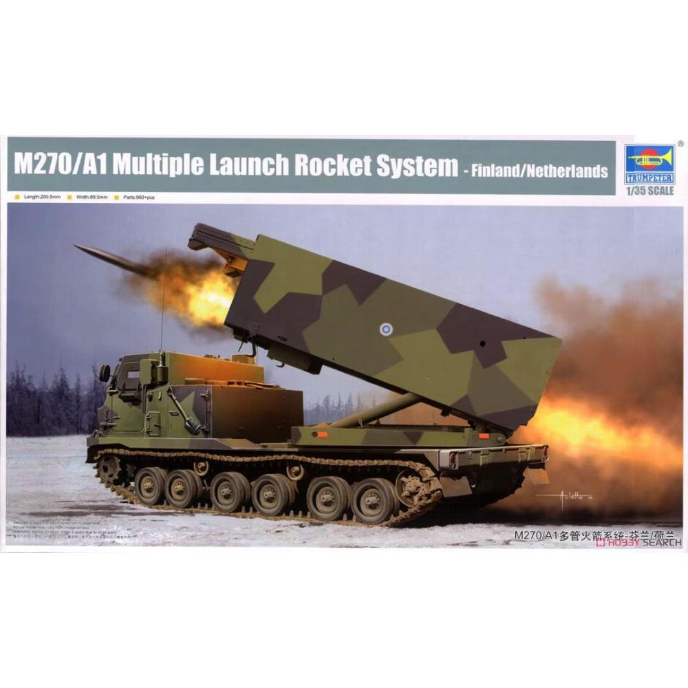 TRUMPETER: 1/35 M270/A1 Multiple Launch Rocket System NL & FI | Steel ...