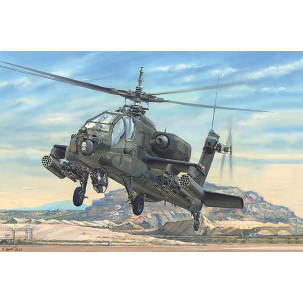 TRUMPETER: 1/35 Hughes AH-64A Apache Early (1:35) | Steel Models