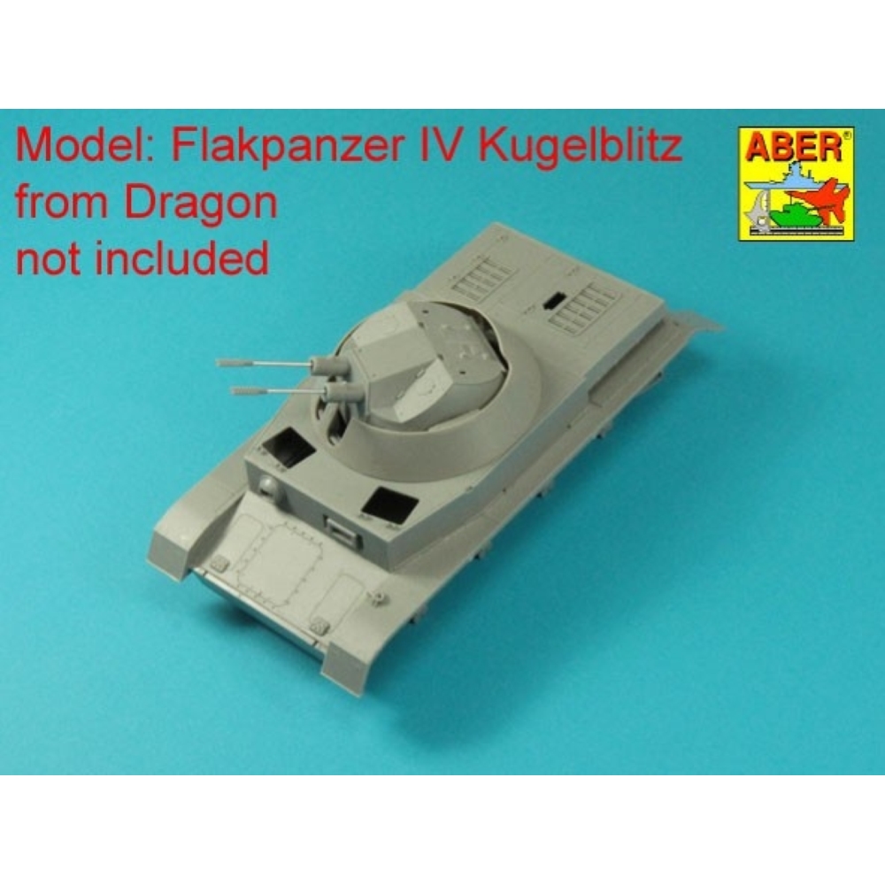 ABER: 1:35 Two 3cm Flak 103 barrels for Kugelblitz tanks | Steel Models