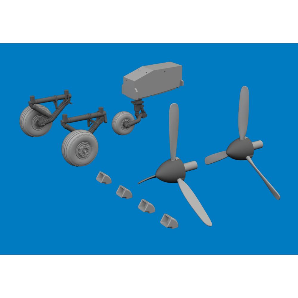EDUARD: 1:72 Let L-410UVP TURBO EDUARD EDITION upgrade set | Steel Models