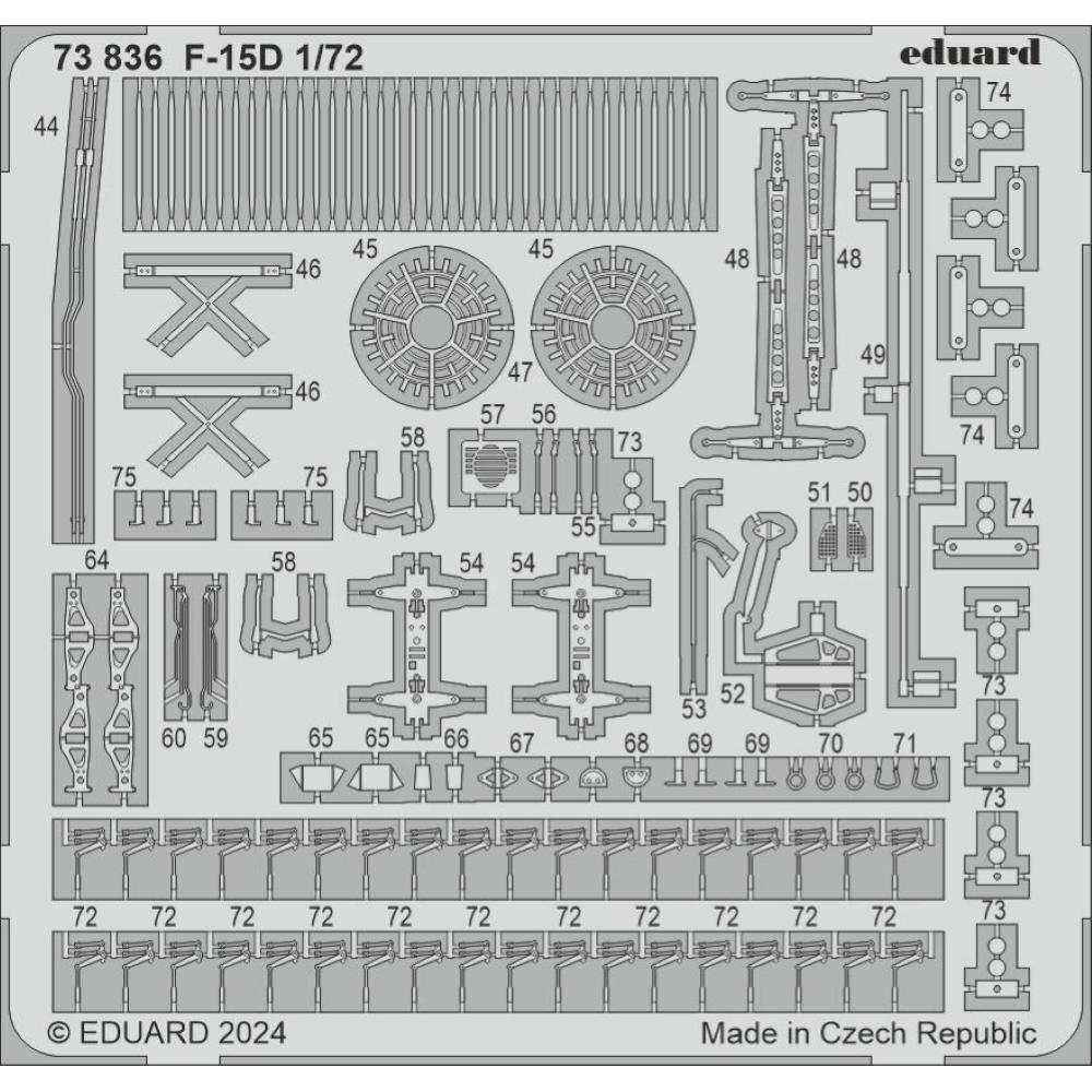 EDUARD: 1:72 McDonnell F-15D Eagle | Steel Models