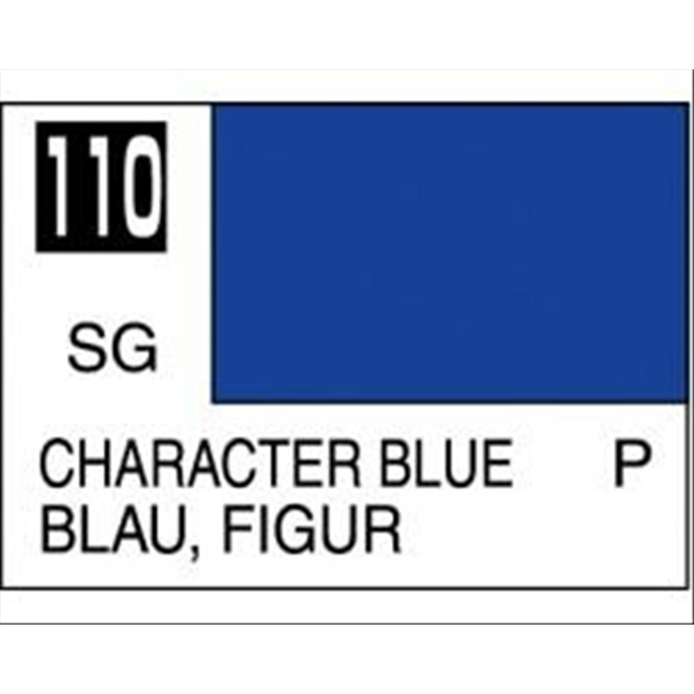 GUNZE: Character Blue/Figur Blue (10ml) Seiden Matt | Steel Models
