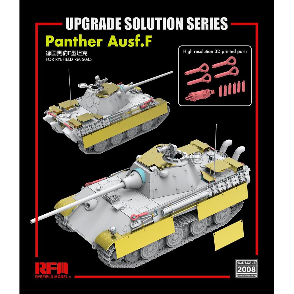 RYE FIELD MODEL kit: 1/35 Upgrade Kit for 5054 Panther Ausf.F | Steel ...