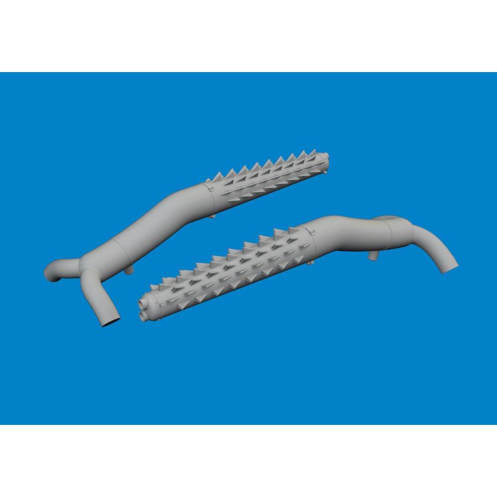 EDUARD: 1:48 Douglas DB-7B Boston III porcupine flame dampers | Steel ...