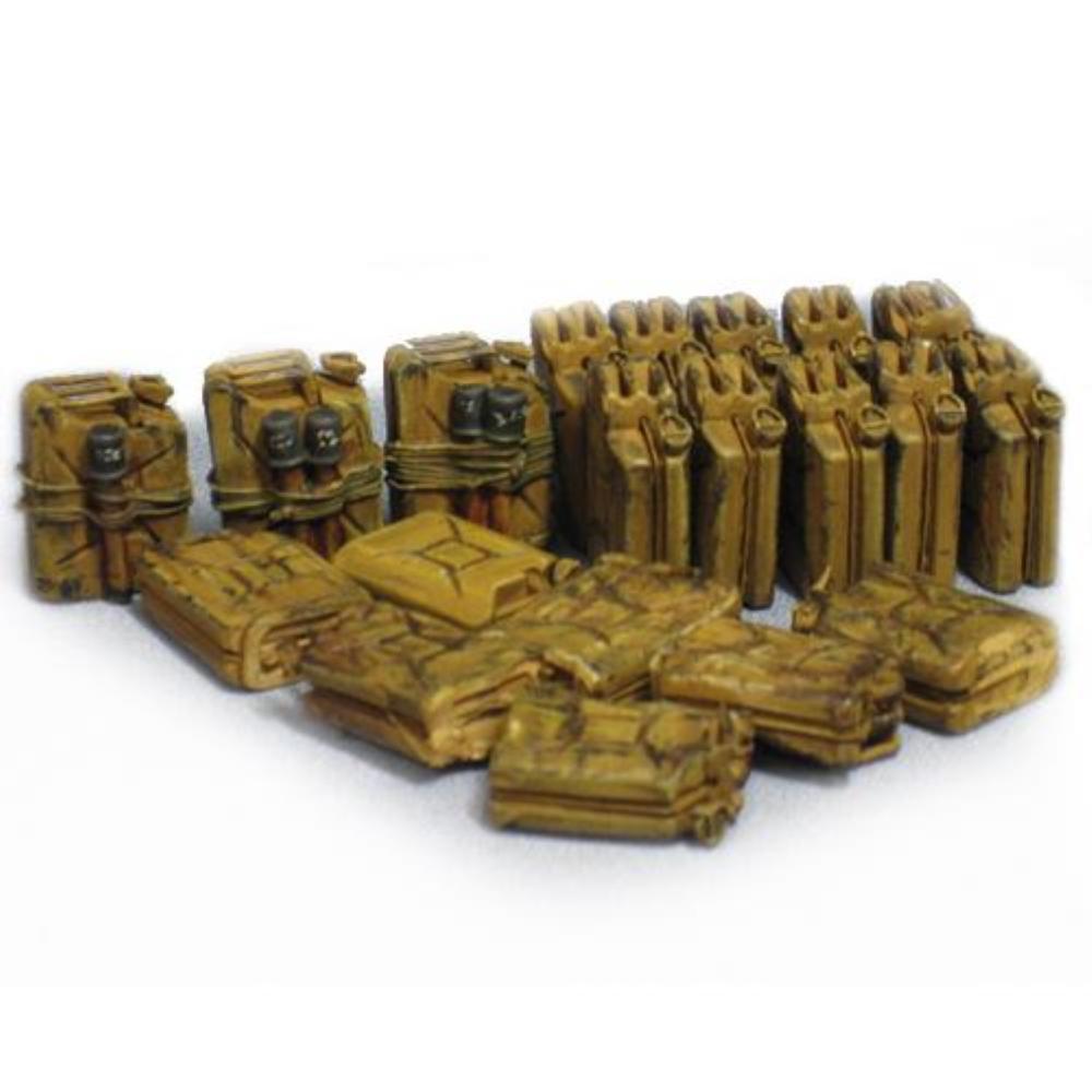 SOL MODEL: 1:35; WWII German Jerry Cans Set | Steel Models