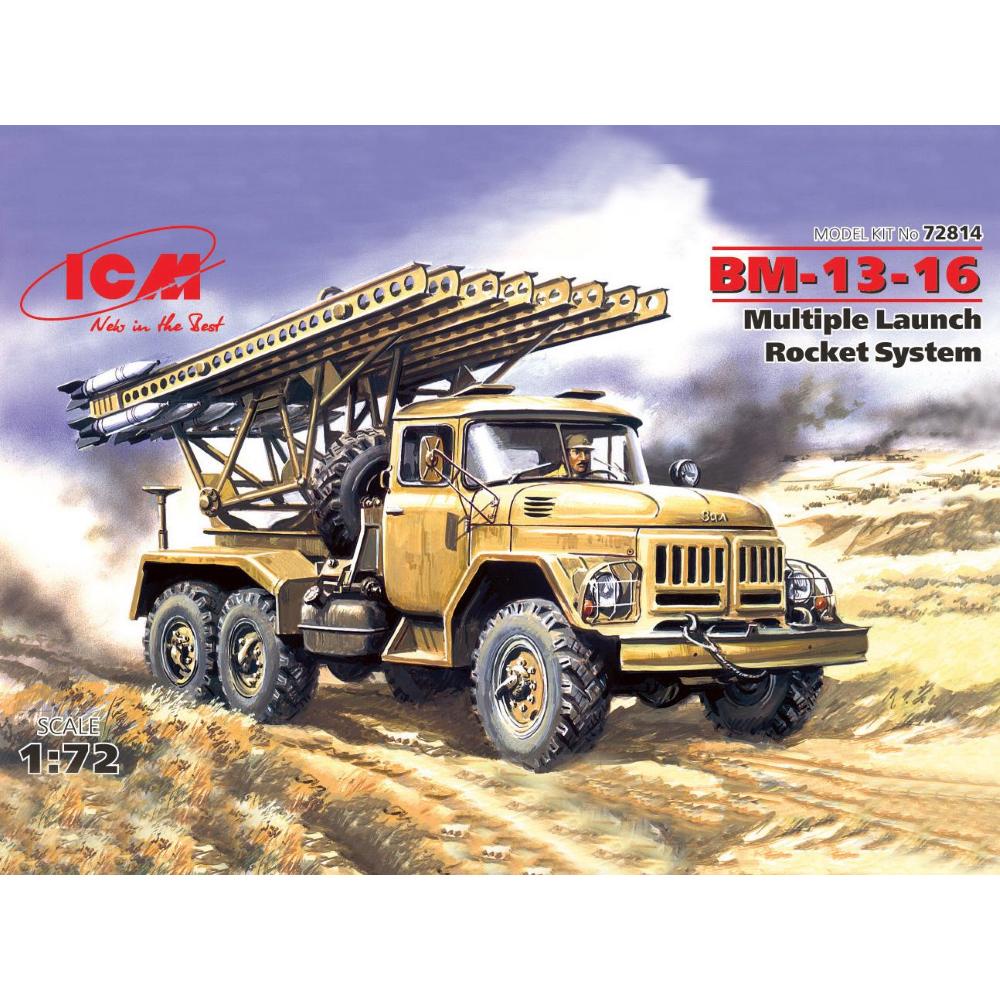 ICM: 1/72 BM-13-16, Multiple Launch Rocket System | Steel Models