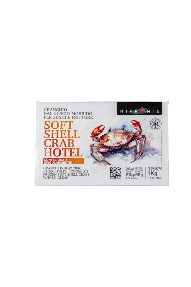 Soft shell crab hotels 1kg (50-64g) | NIPPONIA SRL