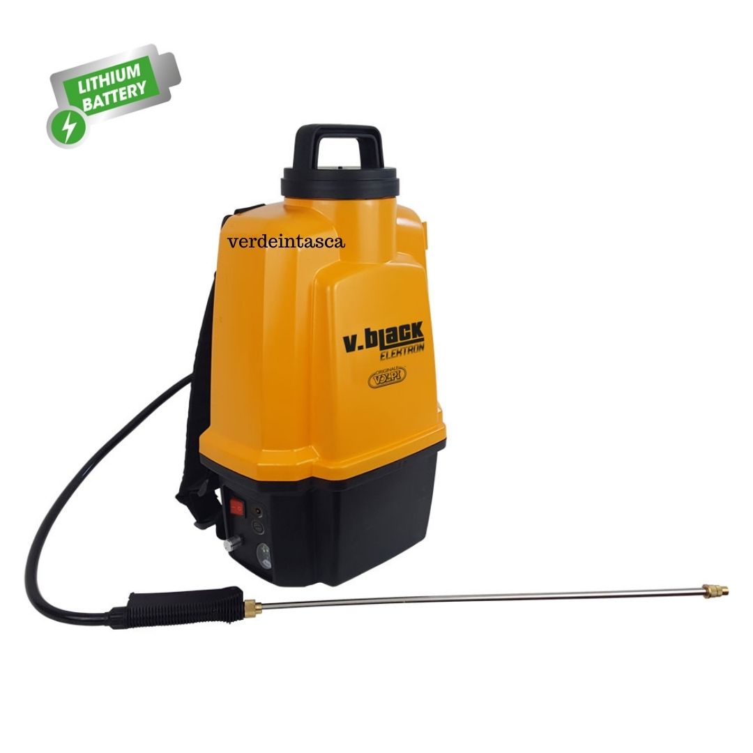 Pompa A Batteria Elettrica Volpi Lt 12 Black Elektron | Castellana ...